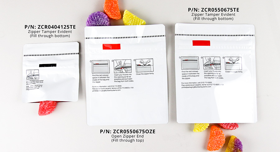 Thumb-Pocket® Zipper Bags