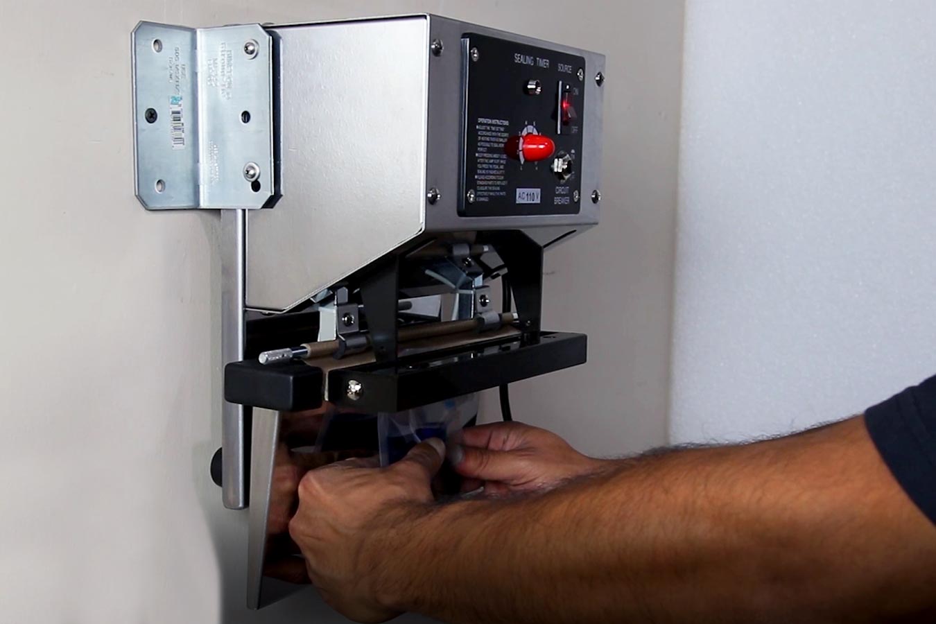 8" Push to Seal Impulse Sealer - PTS-200